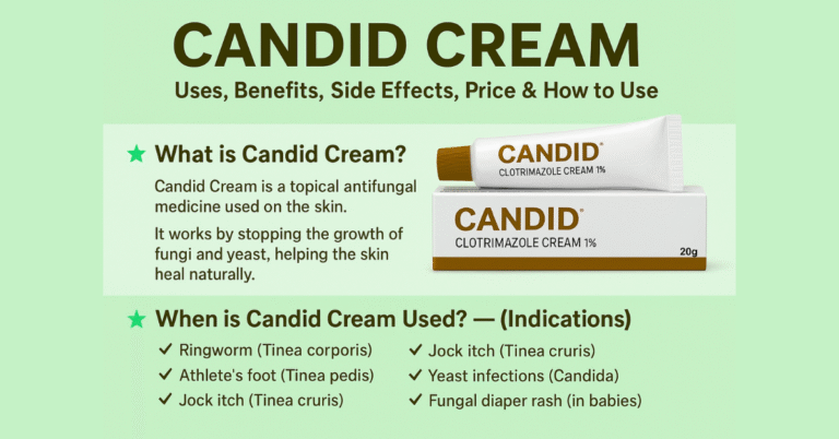 Candid Cream: Uses, Benefits, Side Effects, Price & How to Use